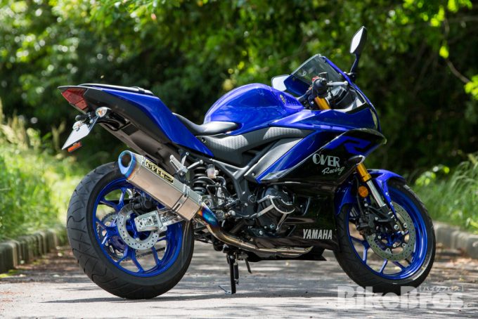 OVER Racingから新型YZF-R25用カスタムパーツが続々登場！ 装着車両を試乗レポート（動画あり） 特集記事＆最新情報｜バイクブロス