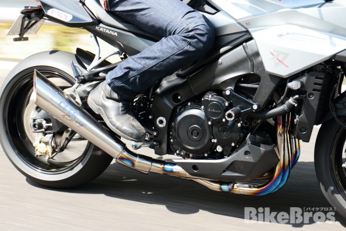 OVER Racingから新型KATANA用カスタムパーツが続々登場！ 装着車両を試乗レポート（動画あり） 特集記事＆最新情報｜バイクブロス